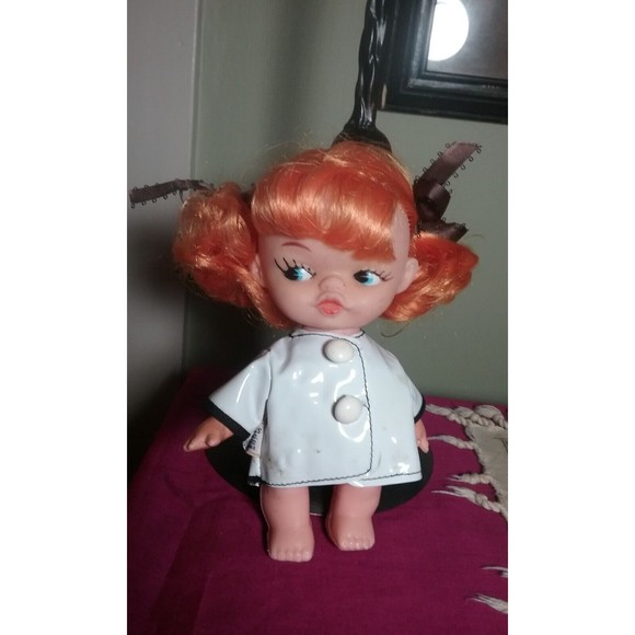 Dakin | Toys | Vintage 966 Dakin Dream Doll 65 Bright Orange Hair White ...